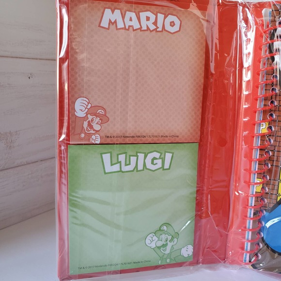 Office | Nintendo Mario Bro Silicone Trifold Stationary | Poshmark